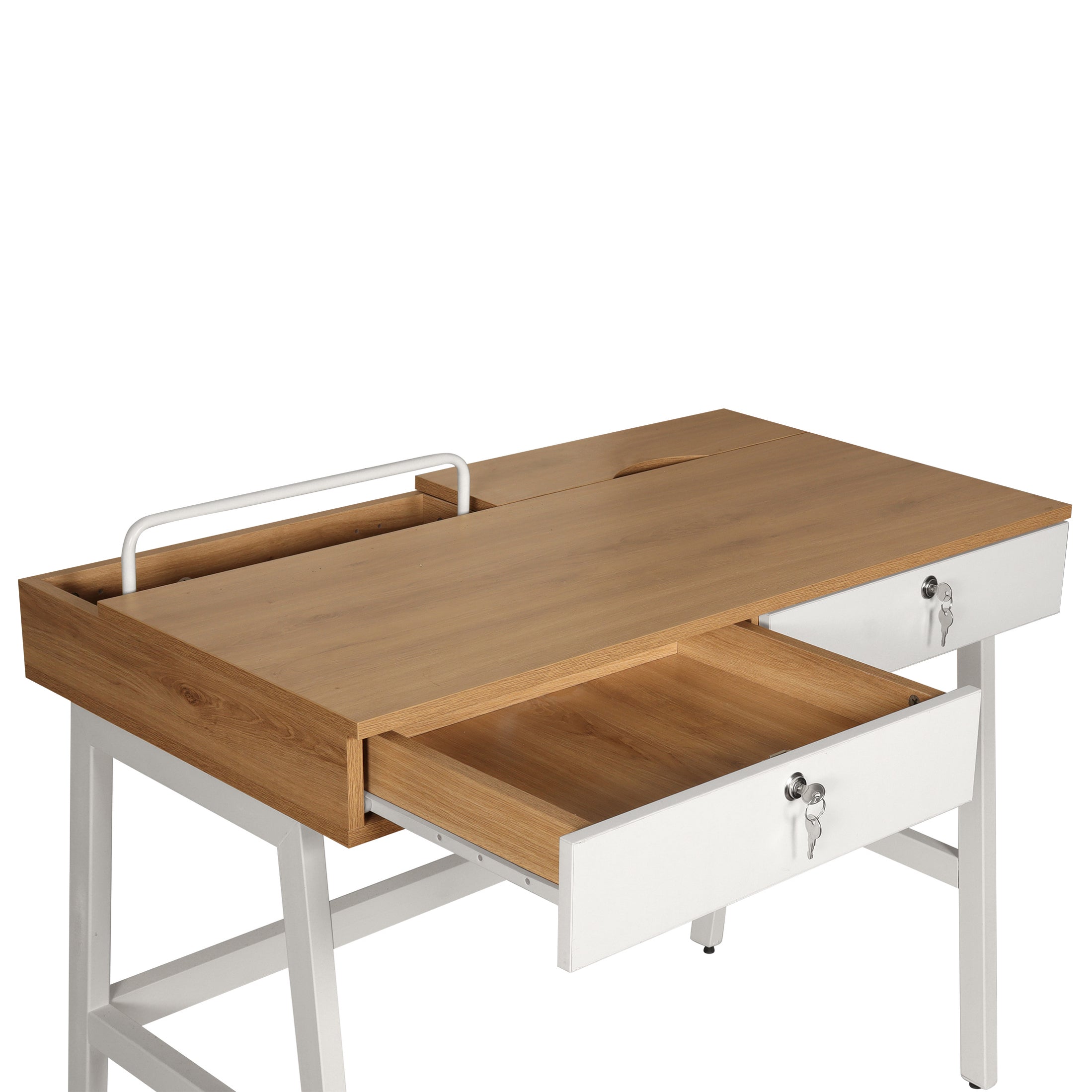 Terry Engineered Wood and Metal study Table — TREVI FURNITURE