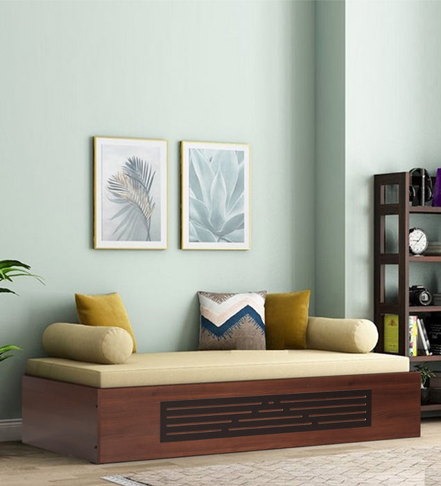 Primus Engineered Wood Daybed Without Storage - Walnut finish — TREVI ...